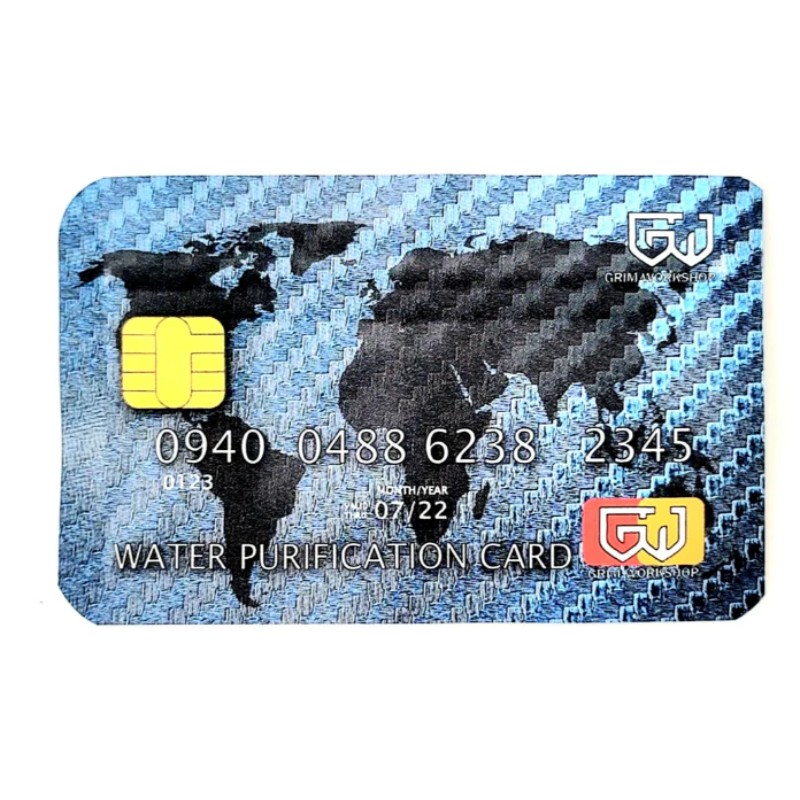 Grim Workshop - Water Stash Card: Credit Card Size Waterproof EDC ...