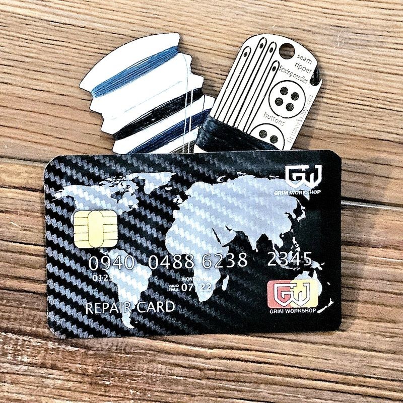 Grim Workshop - Repair Stash Card: Credit Card Size Waterproof EDC ...