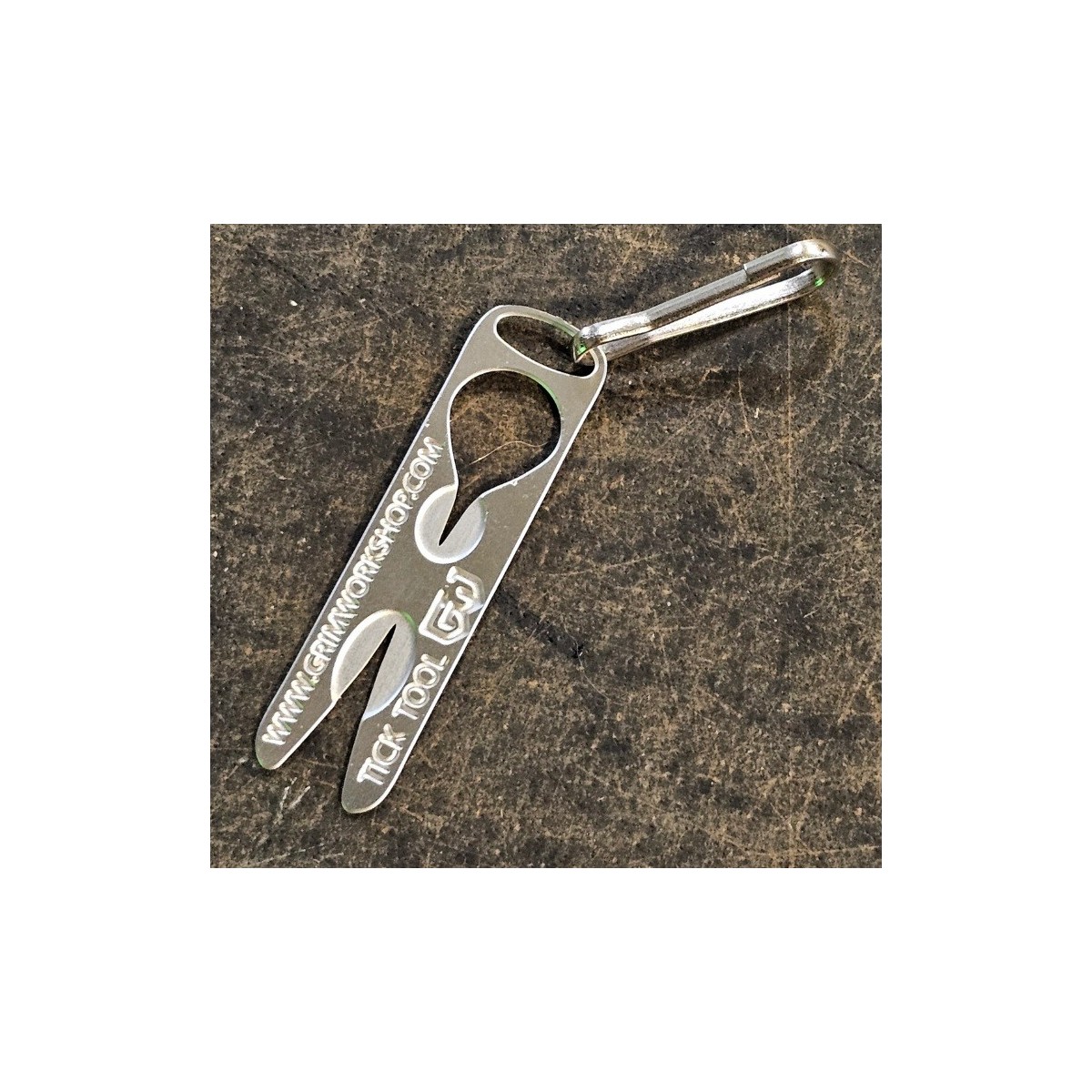Grim Workshop - Tick Remover Micro Tool: Keychain Size Tick Removal Tools